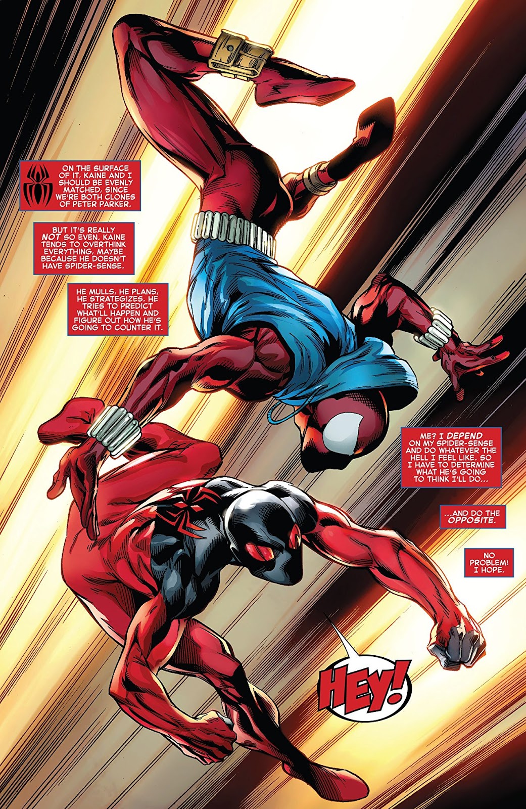 Scarlet Spider Kaine Vs Spider Man
