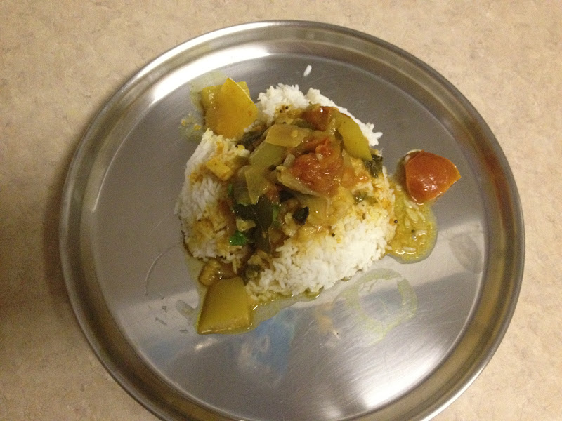 Sorakaya Dappalam(pulusu) / Bottle gourd in tamrind sauce