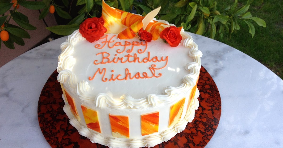 Sugar Chef: MICHAEL'S BIRTHDAY CAKE
