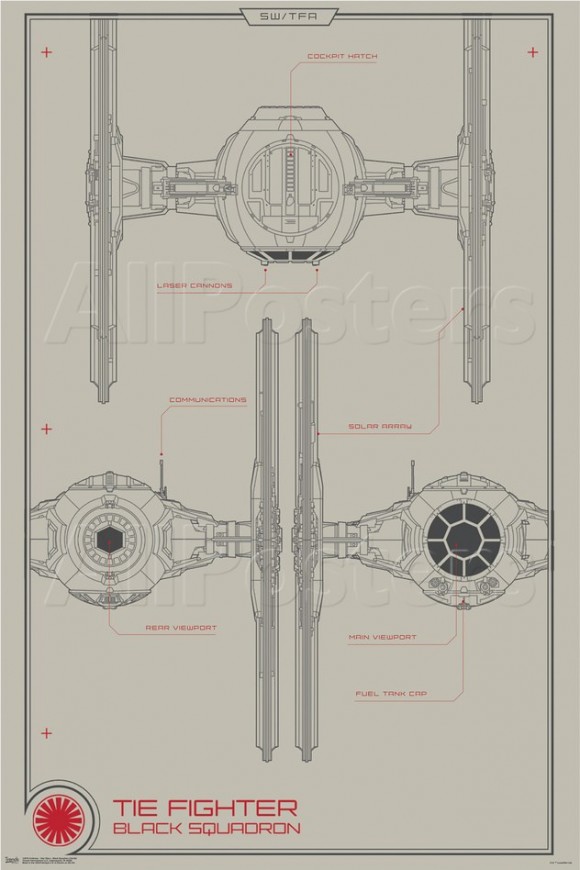 STAR WARS: THE FORCE AWAKENS Vehicle Schematics For the Millennium ...