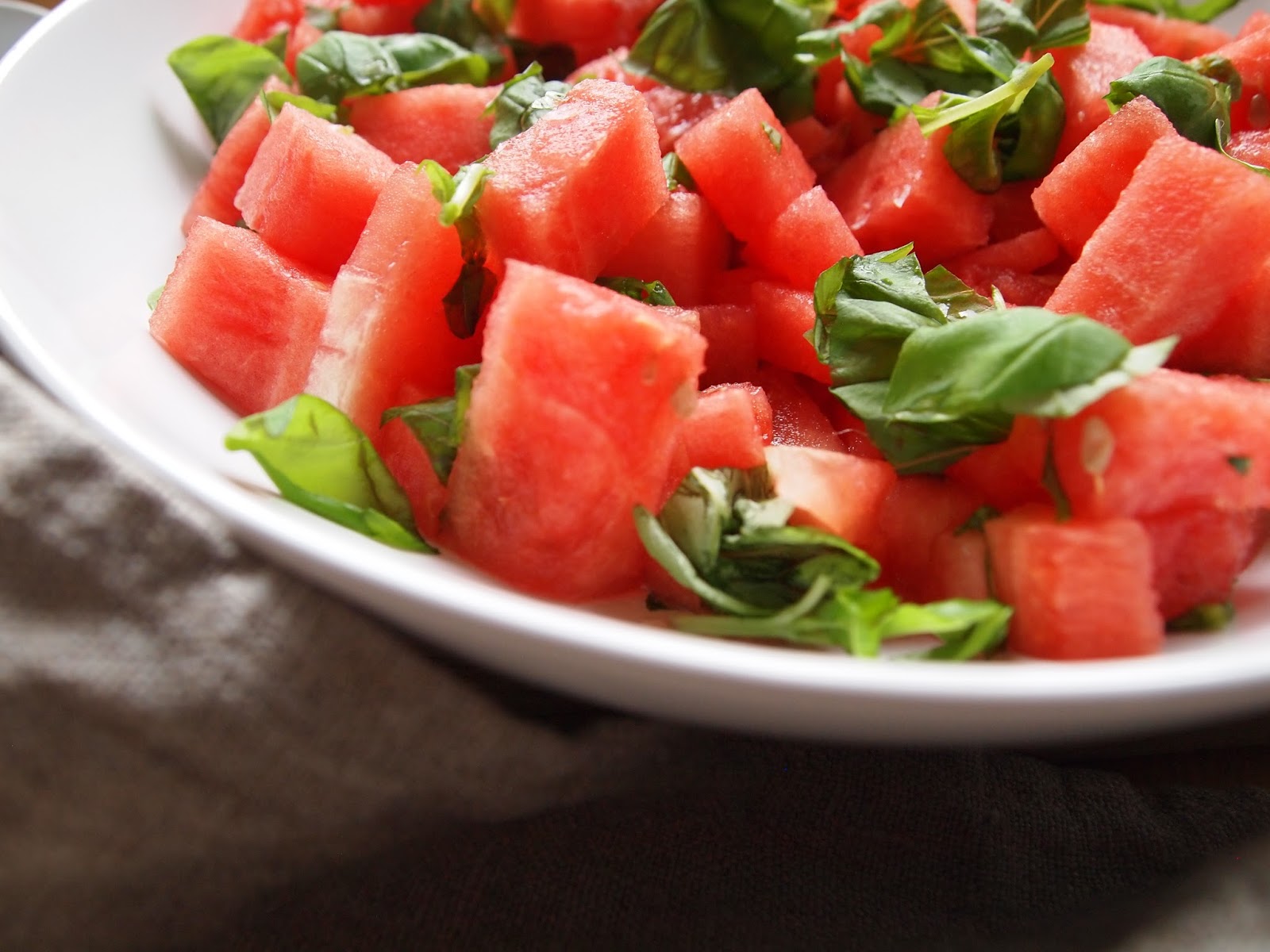 Ladybirds Nest: Enkel vannmelonsalat
