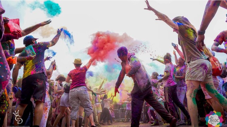 Holi Becomes Family Tradition For Many in Washington D.C. Locals
