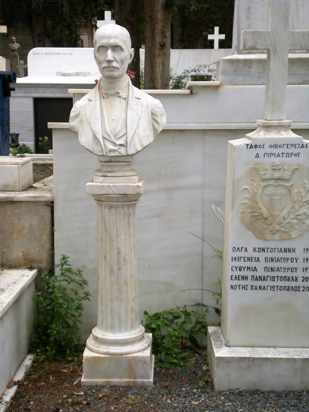 Athens First Cemetery in Greek: ΔΗΜΗΤΡΗΣ ΦΙΛΙΠΠΟΤΗΣ, Ο ΓΛΥΠΤΗΣ