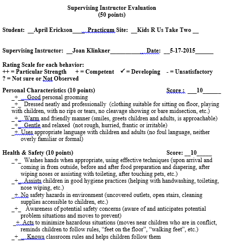 ECE:Portfolio: ECE: 5 Demonstrate Professionalism
