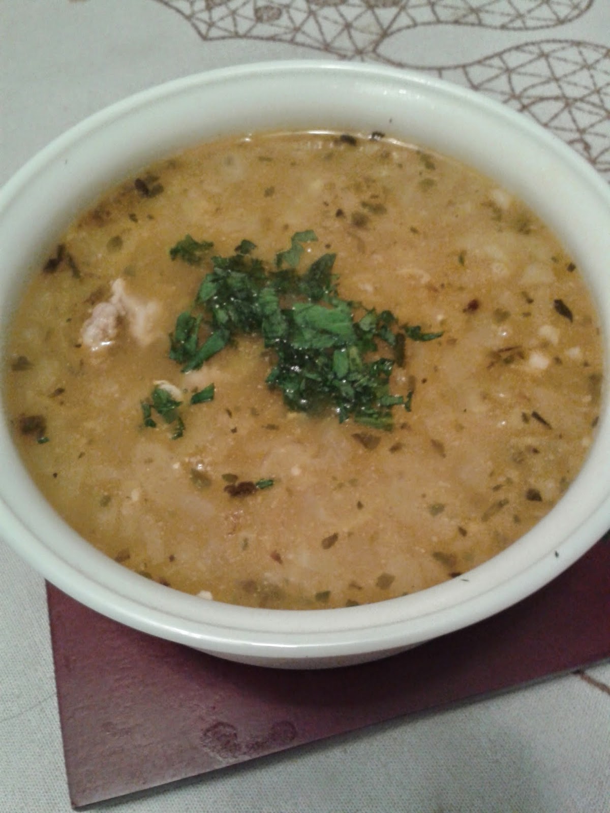 SOPAS: SOPA DE CHUCHUCA Y EL MAIZ