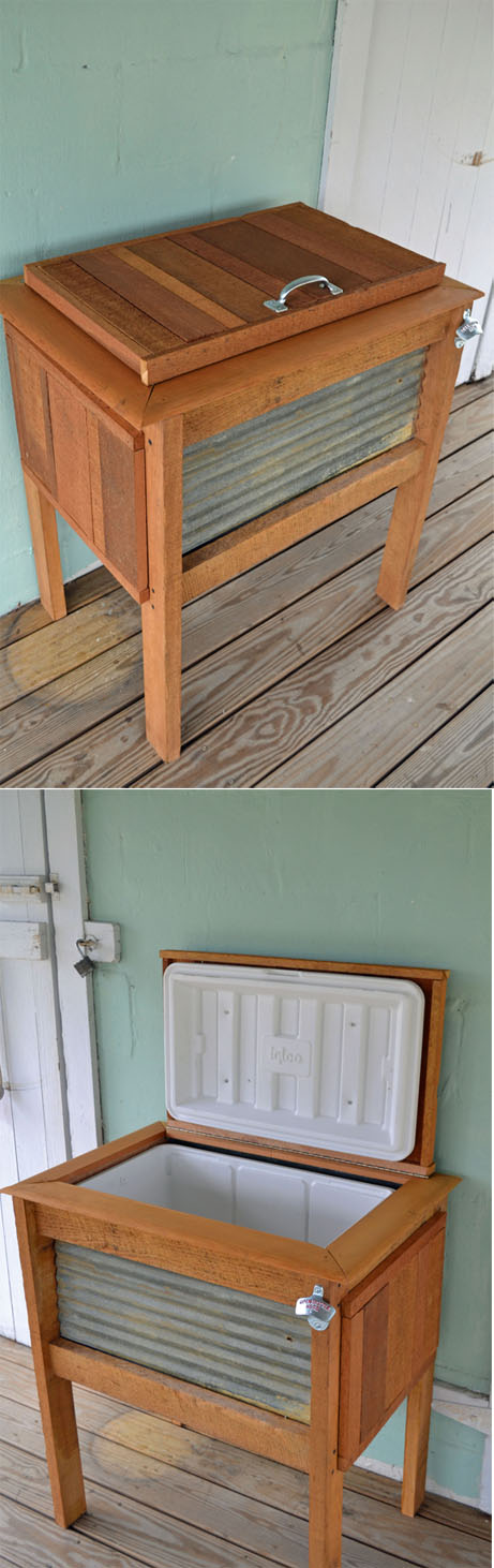 DIY Old Fridge Ideas And Projects, Cooler From Broken Refrigerator ...