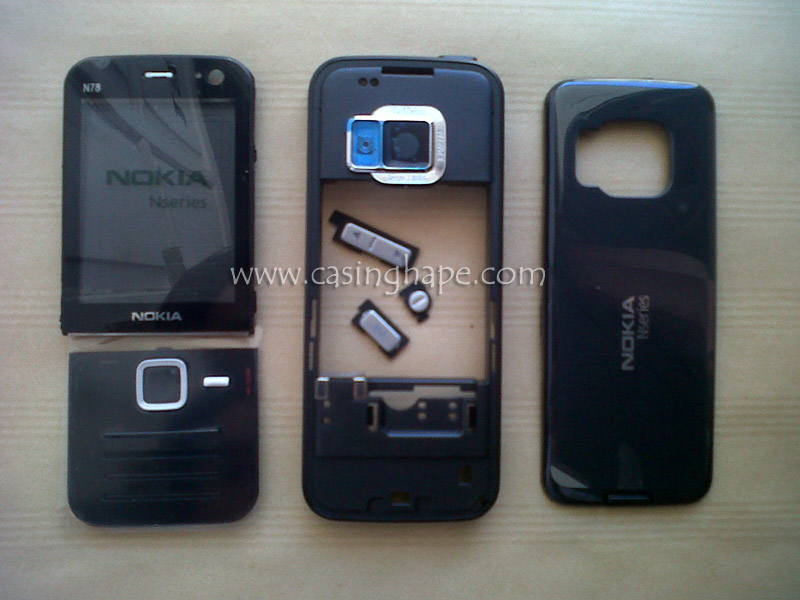 Casing Nokia N78 Fullset Black