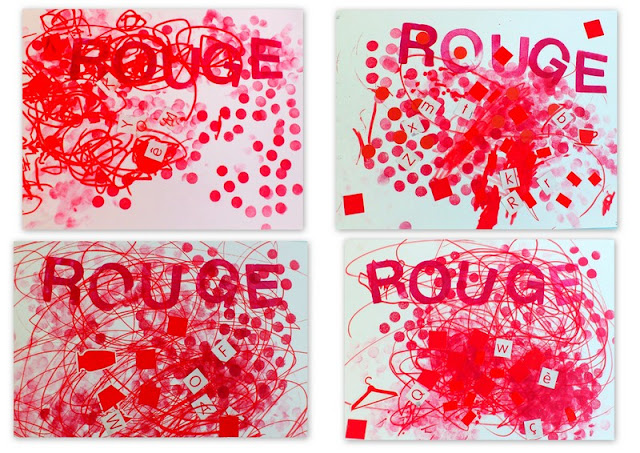 les petites têtes de l'art: Rouge