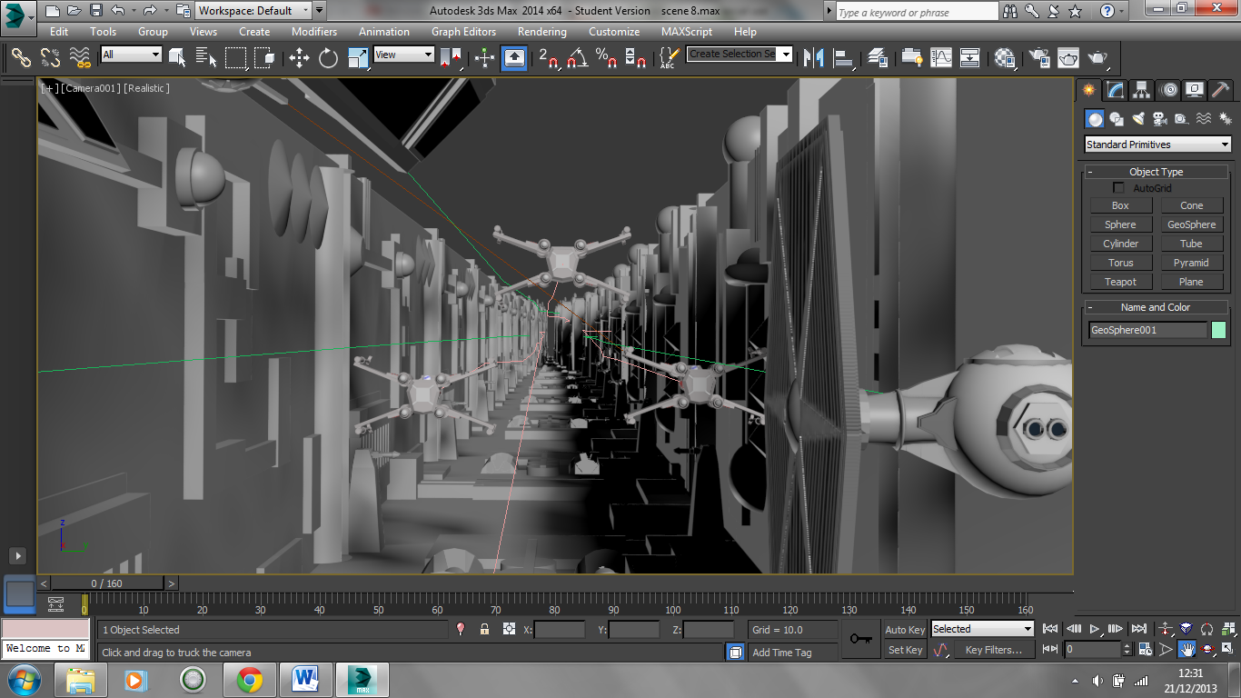 3D Modeling and Animation: scenes 7 and 8