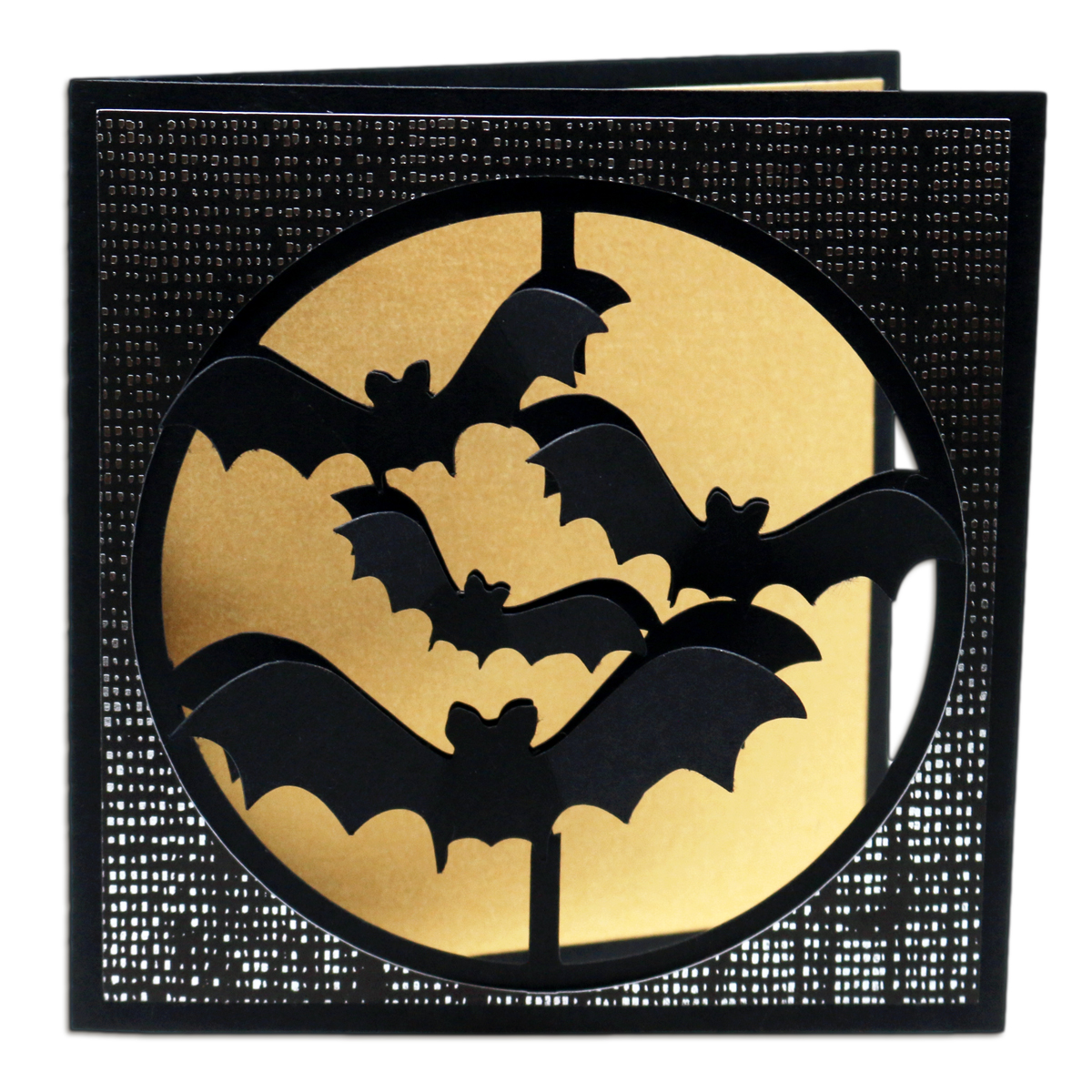 Halloween Circle Window Cards | Bits of Paper