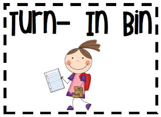 Monday Made It: The Turn-In Bin - 3rd Grade Thoughts