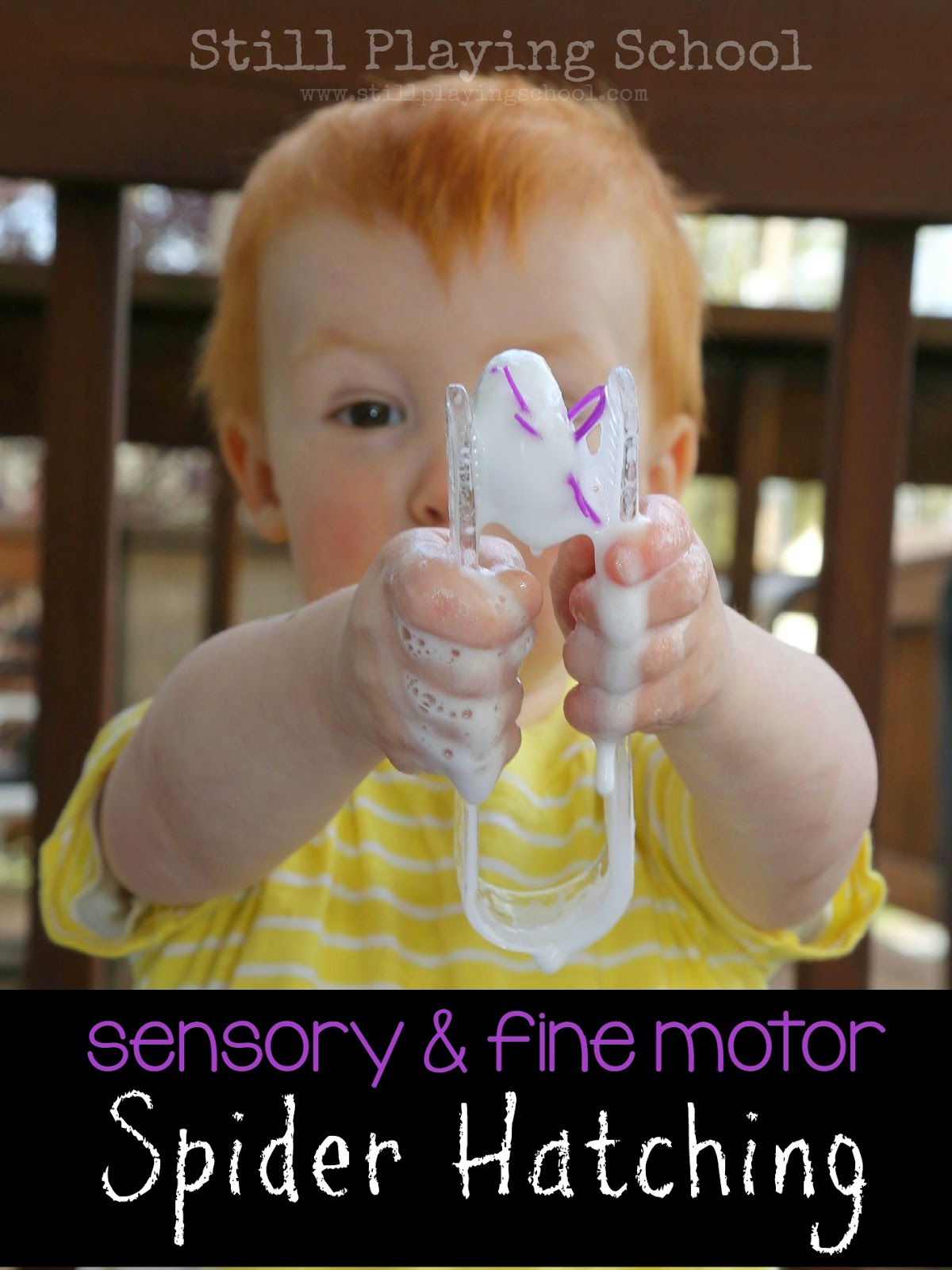 Sensory Spider Hatching for Kids | Still Playing School