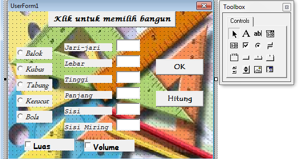 Cara Membuat GUI pada VBA Excel dengan Mudah dan Simple ~ perfectmind