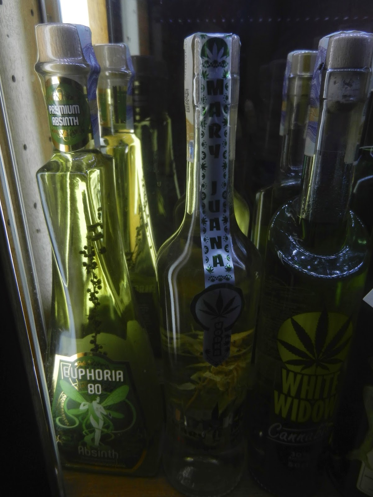 Once around the big blue marble: Absinthe and Marijuana Vodka