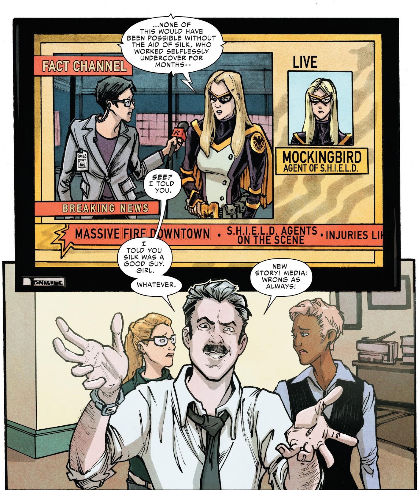 Weird Science DC Comics: Silk #10 Review and *SPOILERS* - Marvel Mondays