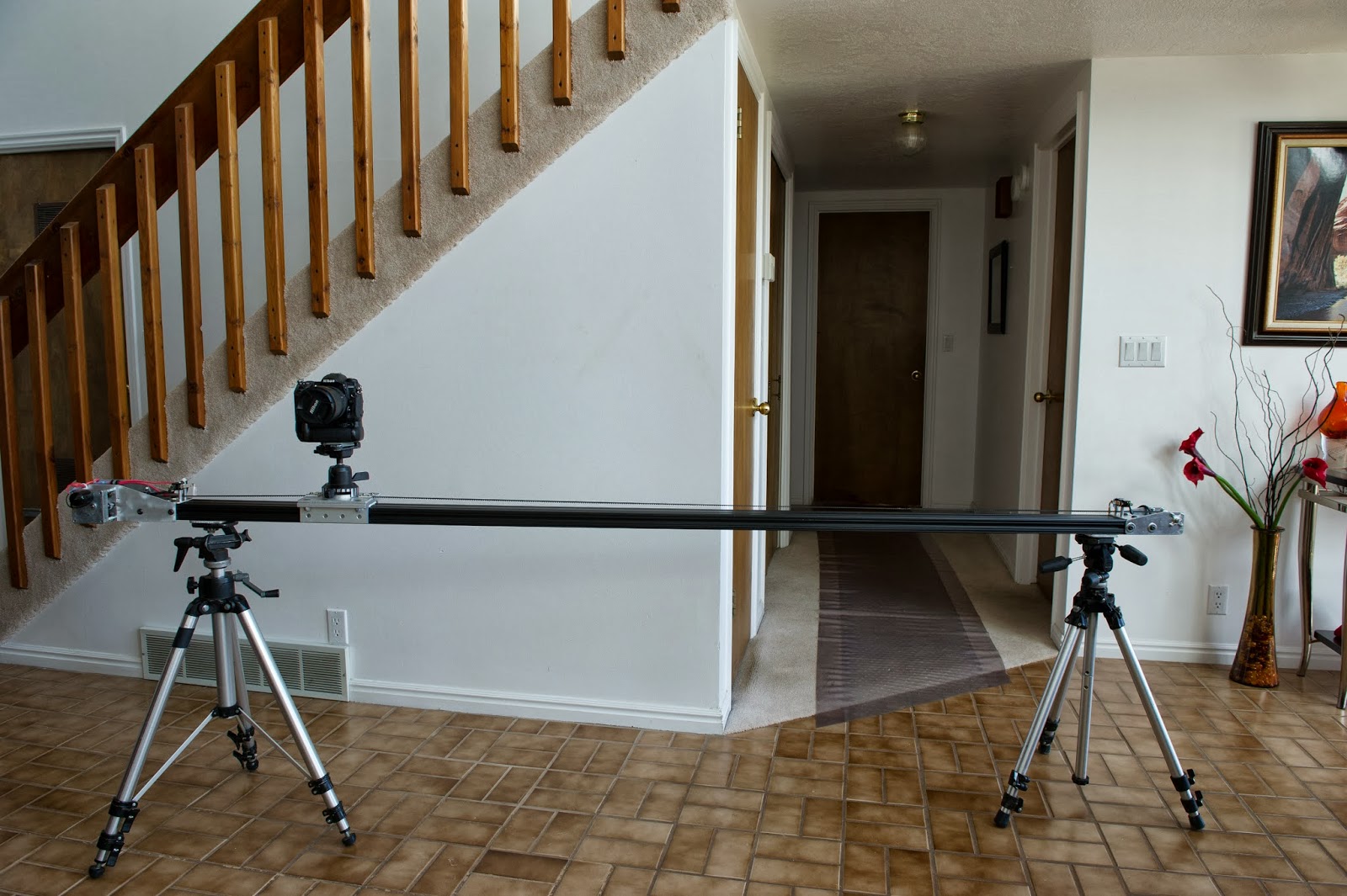 Time Lapse Dolly - home made: Home made time lapse dolly