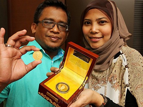 40 years Sultan Ahmad Shah gold coin | Lunaticg Coin