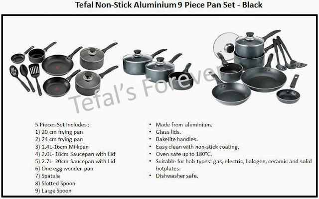 Tefal's Forever (Malaysia): TEFAL COOKWARE SET