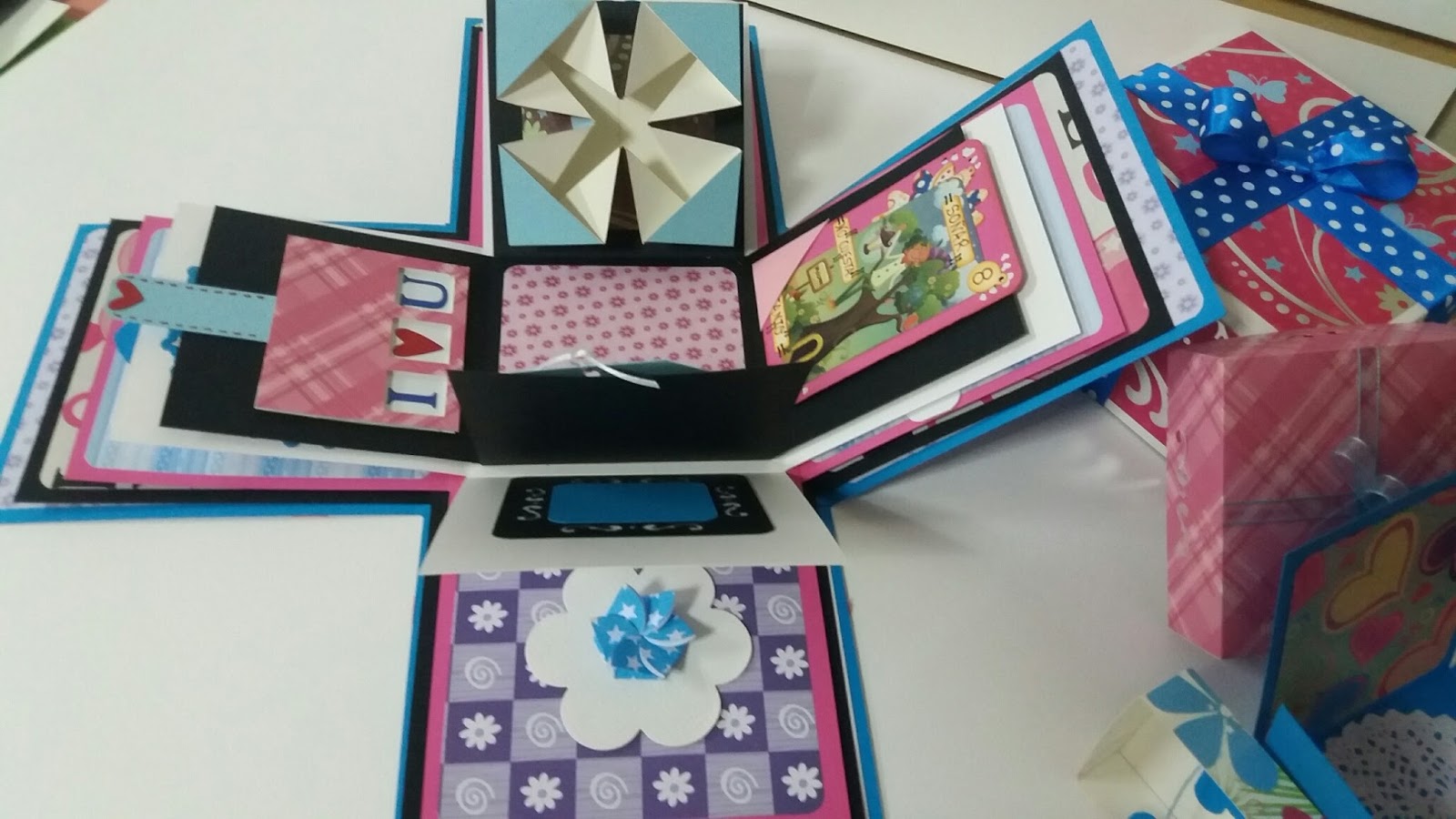 lindas manualidades: Caja explosiva