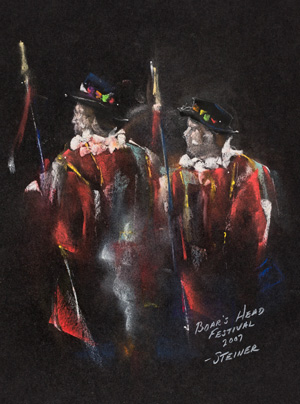 The Boar's Head and Yule Log Festival Blog: The Festival – as Artist ...