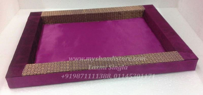 The Wedding Designers: Saree Packing Trays