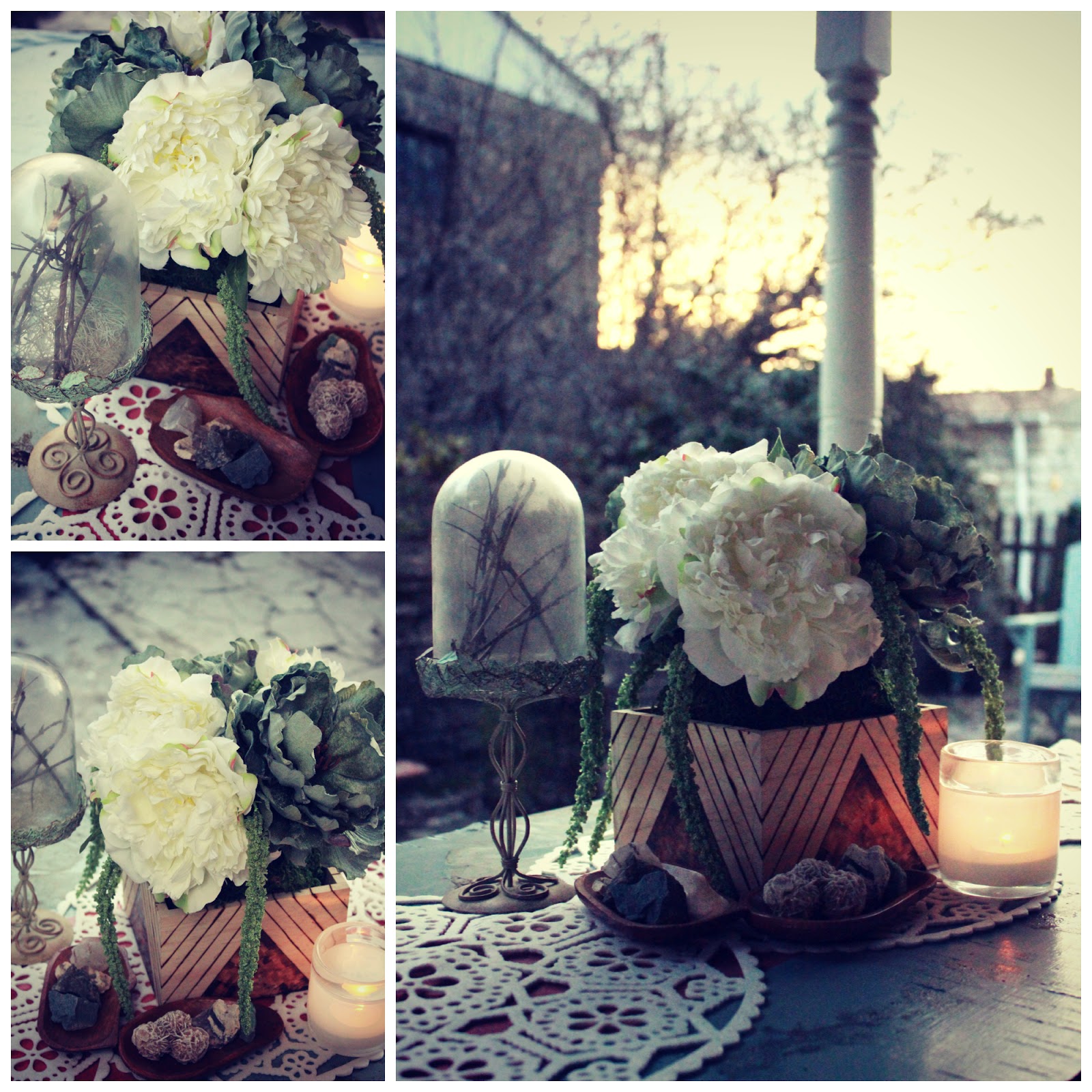 EAT+SLEEP+MAKE: CRAFT: Modern Romance Spring Centerpiece