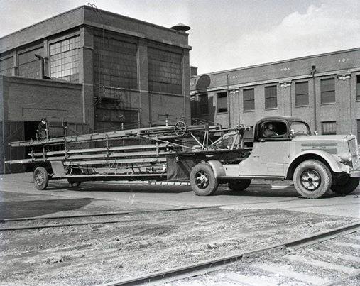Industrial History: Hook & Ladder and Snorkel Fire Trucks