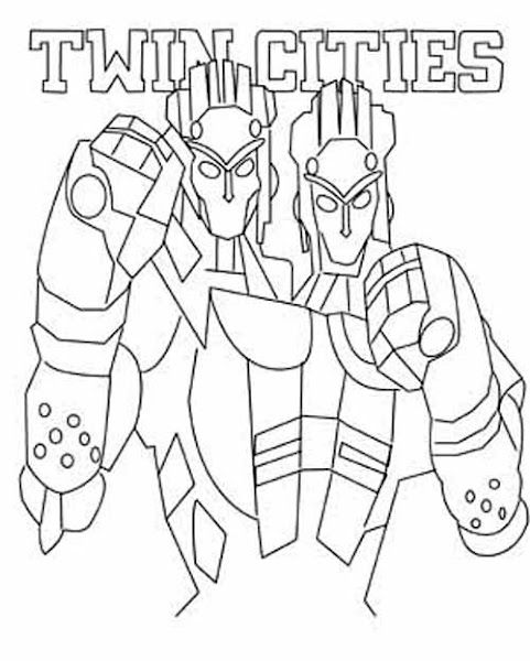 Real Steel Atom Coloring Pages Sketch Coloring Page