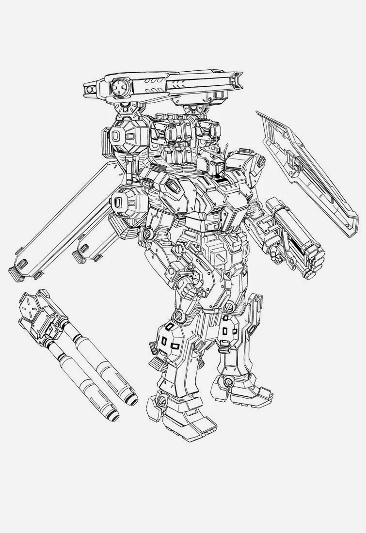 Gundam Thunderbolt Series Line Art - Gundam Kits Collection News and ...