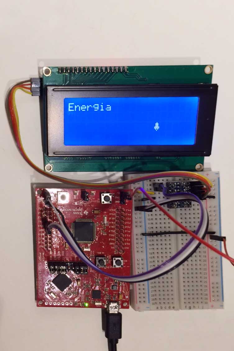 Microcontroller Basics: Addicore 20 x 4 Serial LCD using I2C and ...