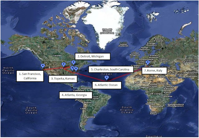 The Mark of Athena: Mapping it though Google Maps