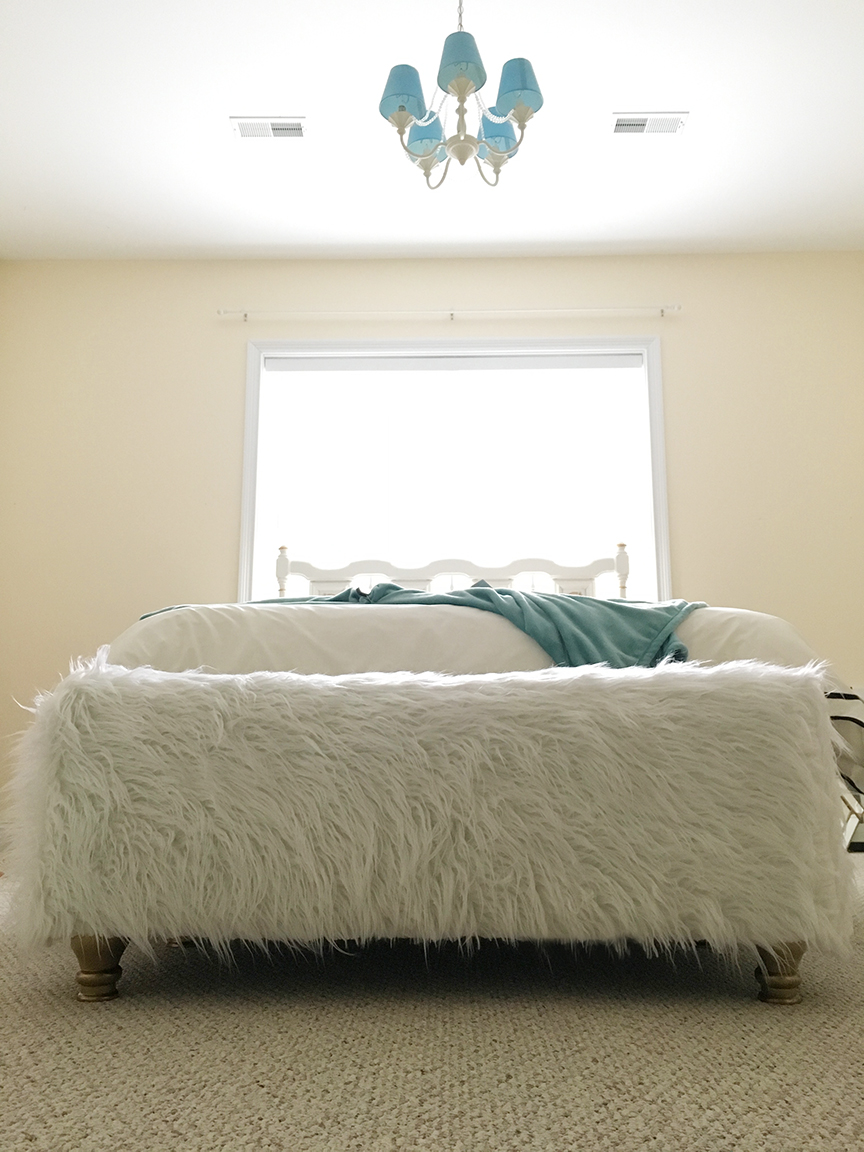 Fur Ottoman Makeover in Less Than an Hour! – Less Than Perfect Life of ...