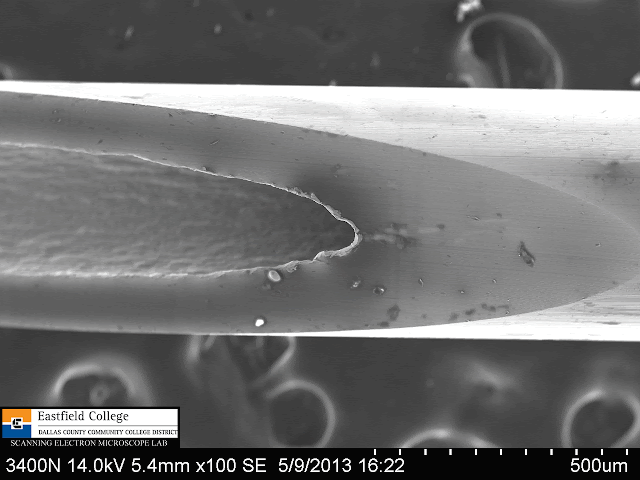 Scanning Electron Microscope Blog: How Sharp is a Hypodermic Needle?