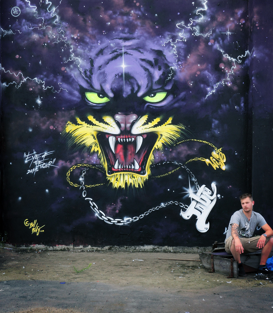 grafity: Animal Tiger in Graffiti Art Designs Ideas