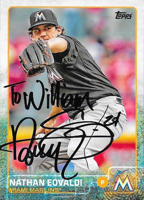 foul bunt: TTM Success - Nathan Eovaldi