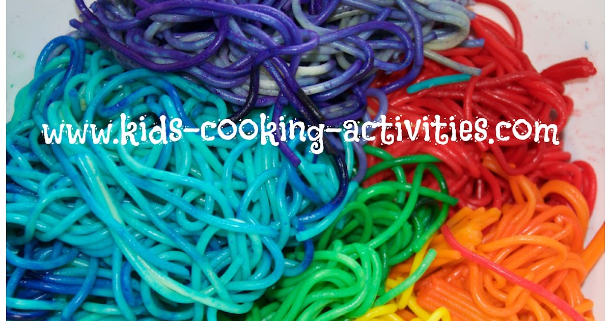 Rainbow Colored Noodles -Edible Craft Series