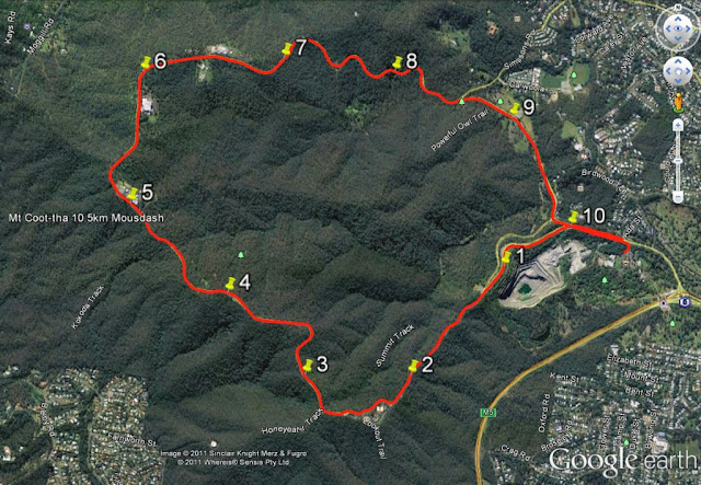 An Igorot Journey: mt coot-tha mousdash 2011
