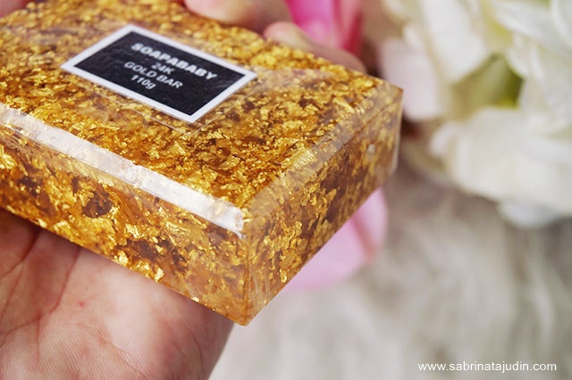 Cover myself with Gold! | 24K Gold Soap by Soapababy | Sabrina Tajudin ...