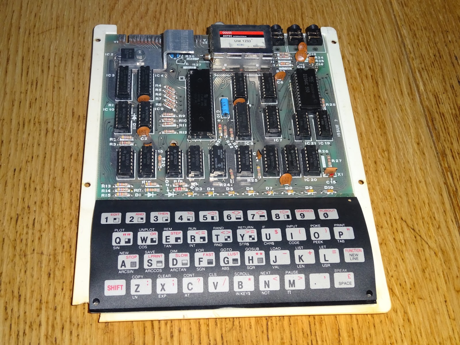 Tynemouth Software: ZX80 Keyboard Overlays