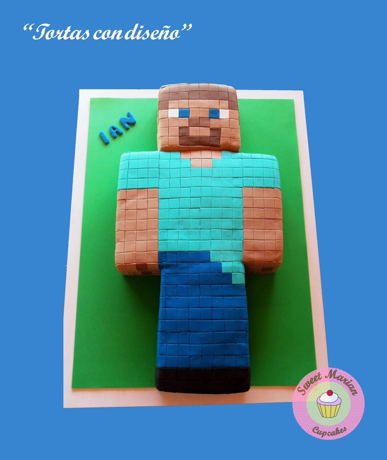 Sweet Marian: Torta de Minecraft en 3D!