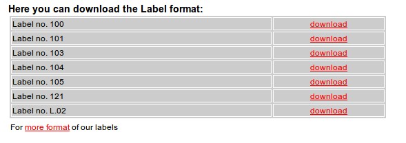 Download Template Label 103 - goodsitepicture
