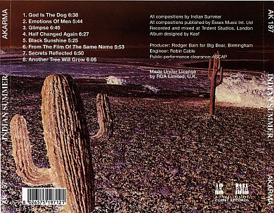 SouthernBluesRock: Indian Summer 1971 Indian Summer