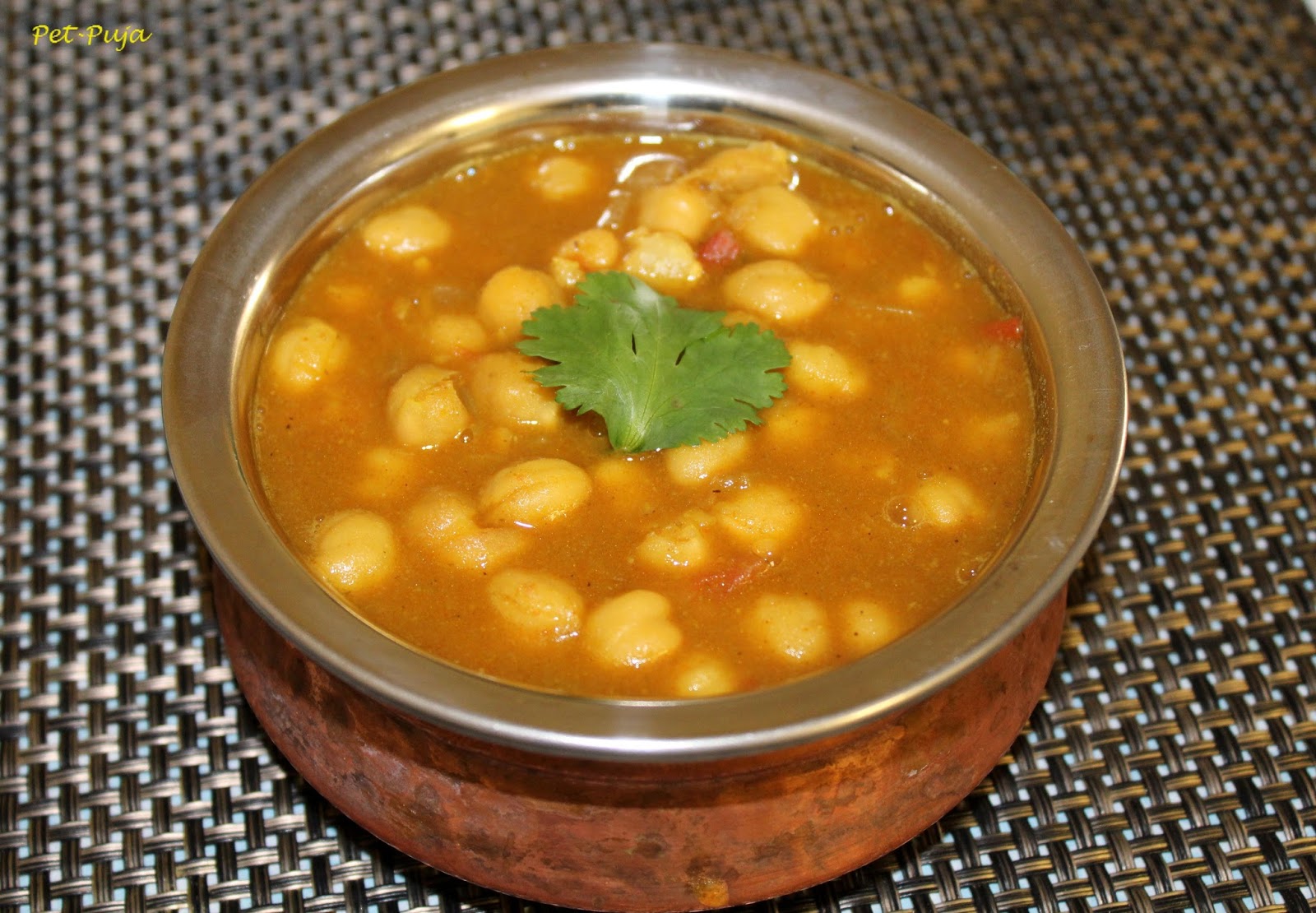 Pet-Puja: Chhole Masala - Kabuli Chana masala