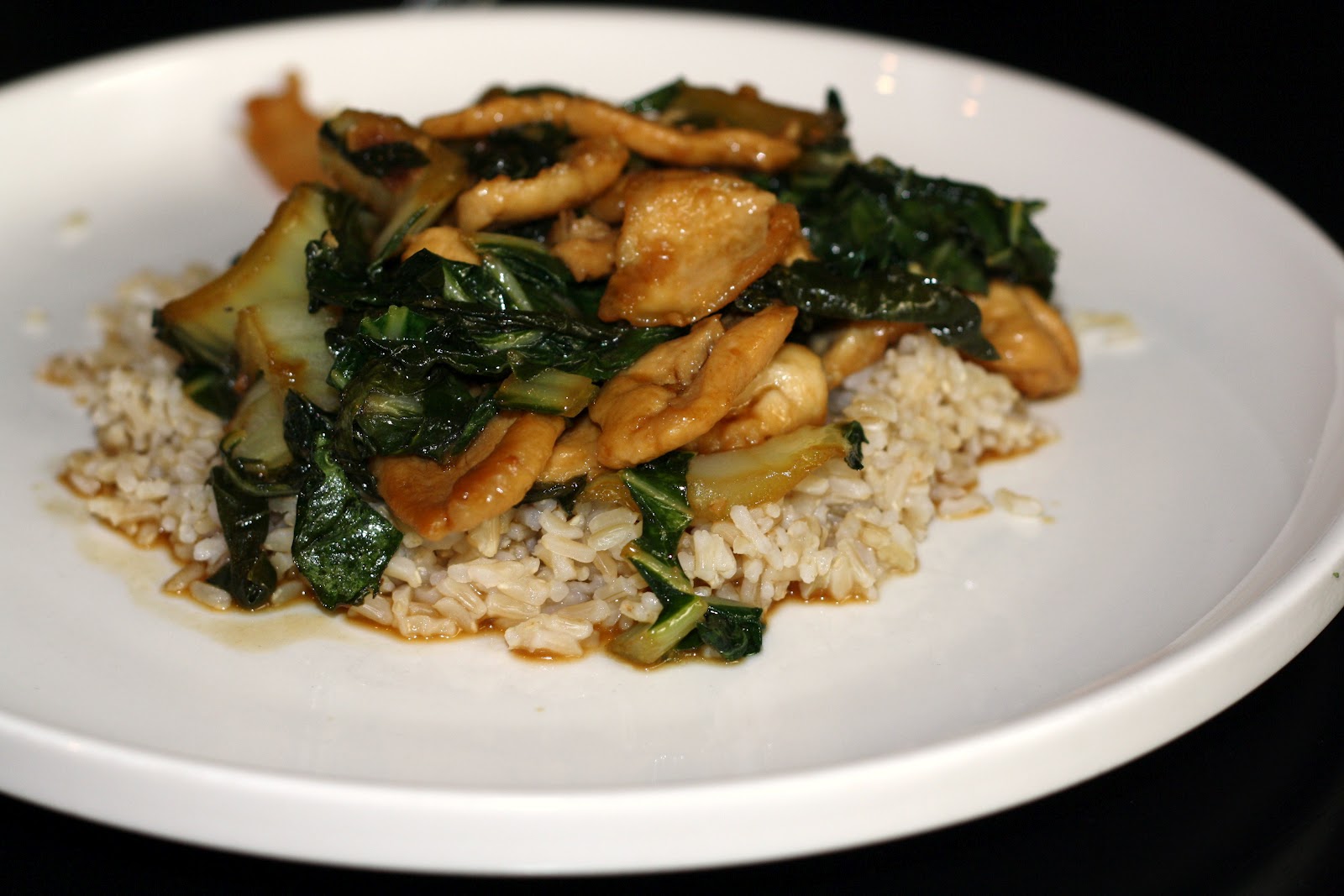 what's for dinner?: stir-fried chicken with bok choy... 20 minutes
