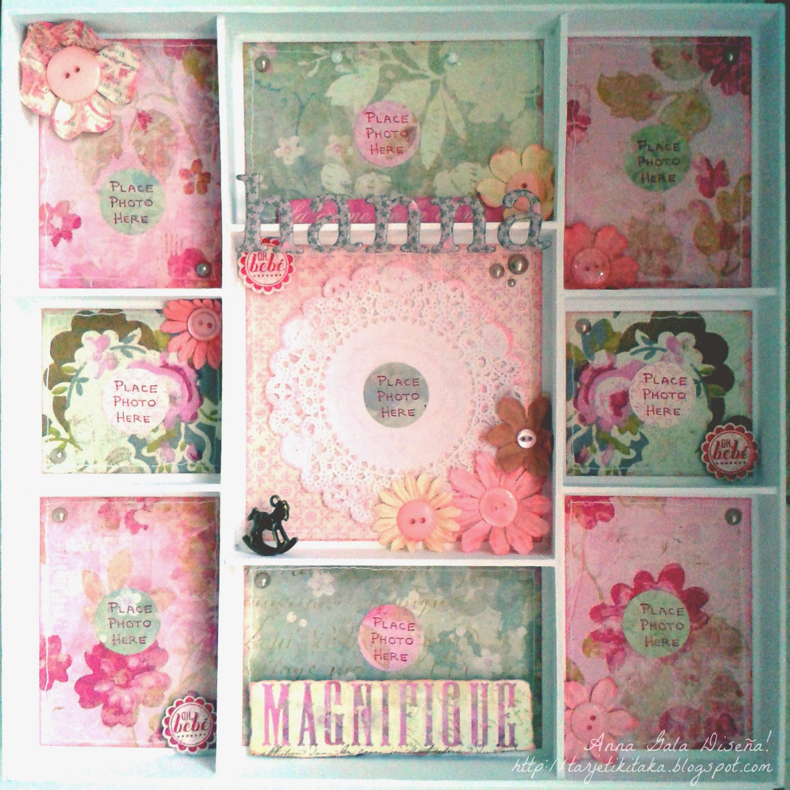 ¡Anna Gala Diseña!: * Shadow Box "Hanna"