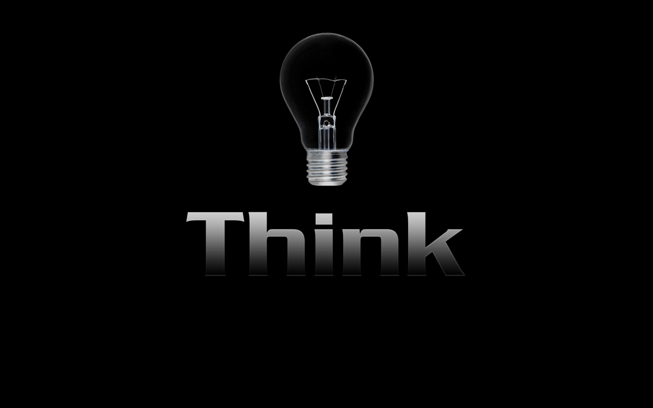 HD Wallpapers: Think.....