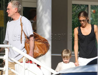 David Letterman and girlfriend
