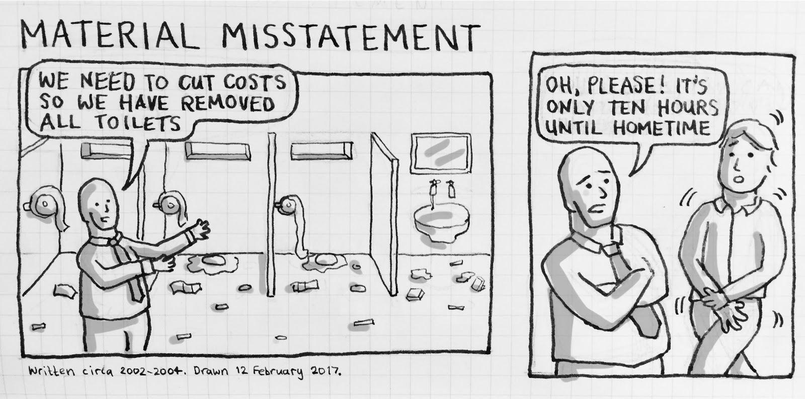 distractmark.com: Material Misstatement: Cost Cuts