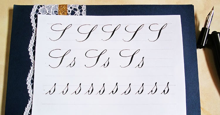 Caligrafía copperplate, ¿cómo escribir la letra "S"? | Aracelyasmine ...