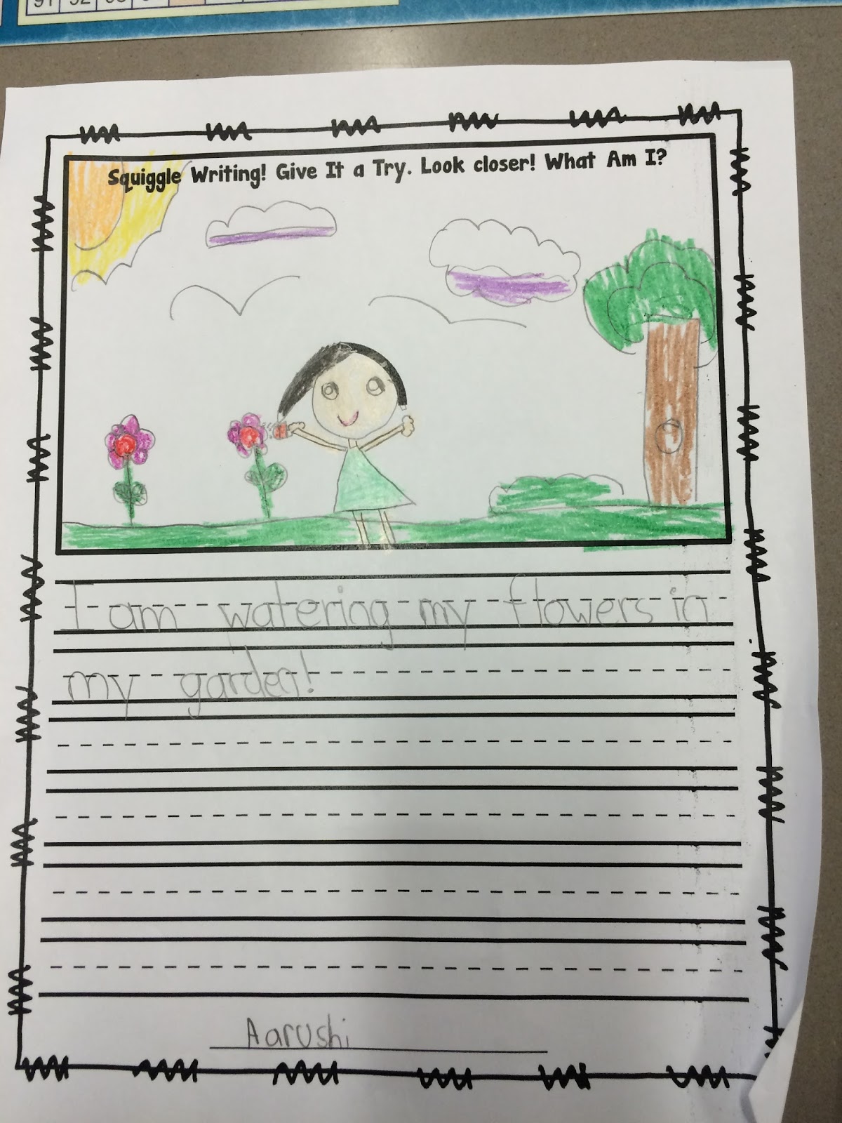 First Grade Bloomabilities: The Very First Squiggle Writer May Surprise ...